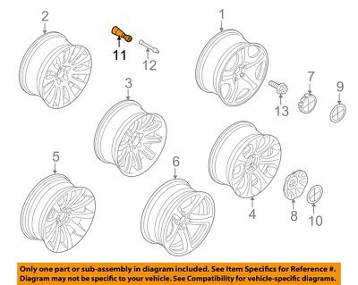 BMW OEM 03-06 Z4-Wheel Valve Stem 36121178869 | eBay