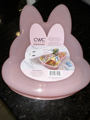 Easter Bunny Snackle Box with Lid / Food Container CWC 6 Compartments ...