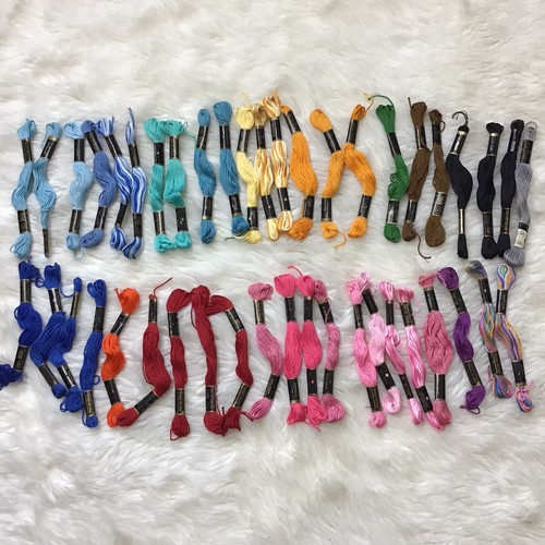 Vtg Lot of 43 American Thread Star Six Strand Assorted Embroidery Floss ...