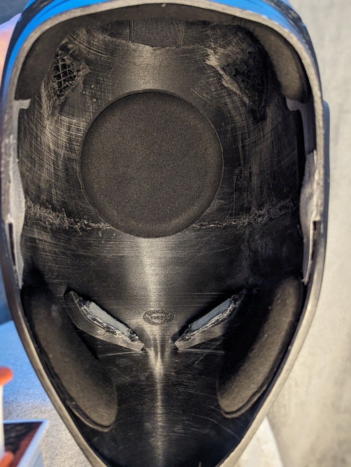 Custom Batman Beyond Black Padded Cosplay Full Helmet Mask Cowl 3d ...