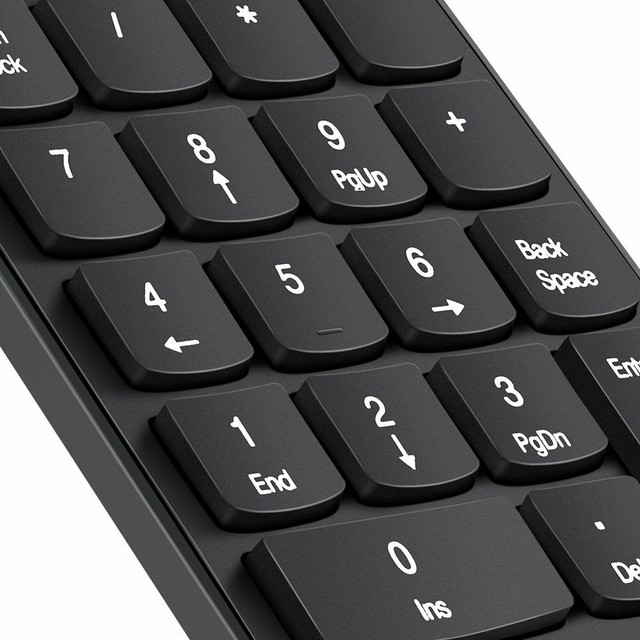 Wireless Numeric Keypad Number Pad 18 Keys 2.4g Great for 10 Key Work ...