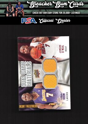 2009 Upper Deck DG-ON O'Neal / Odom Dual Game Materials | eBay