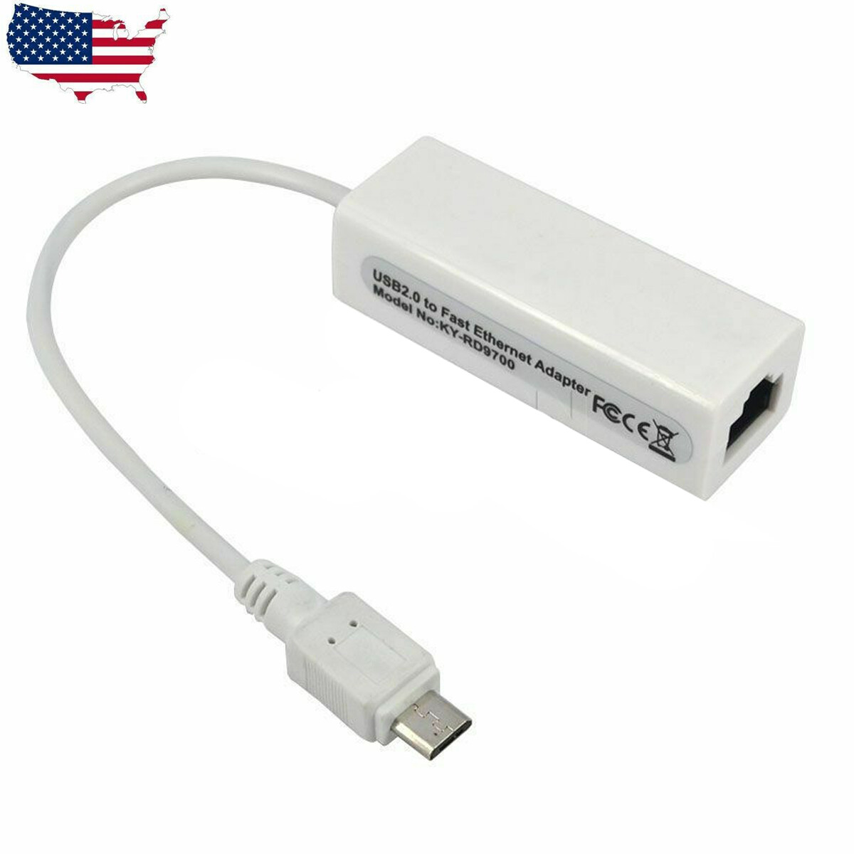 Micro USB 2.0 to Ethernet RJ45 Network Lan Adapter For Windows 10 8.1 8 ...