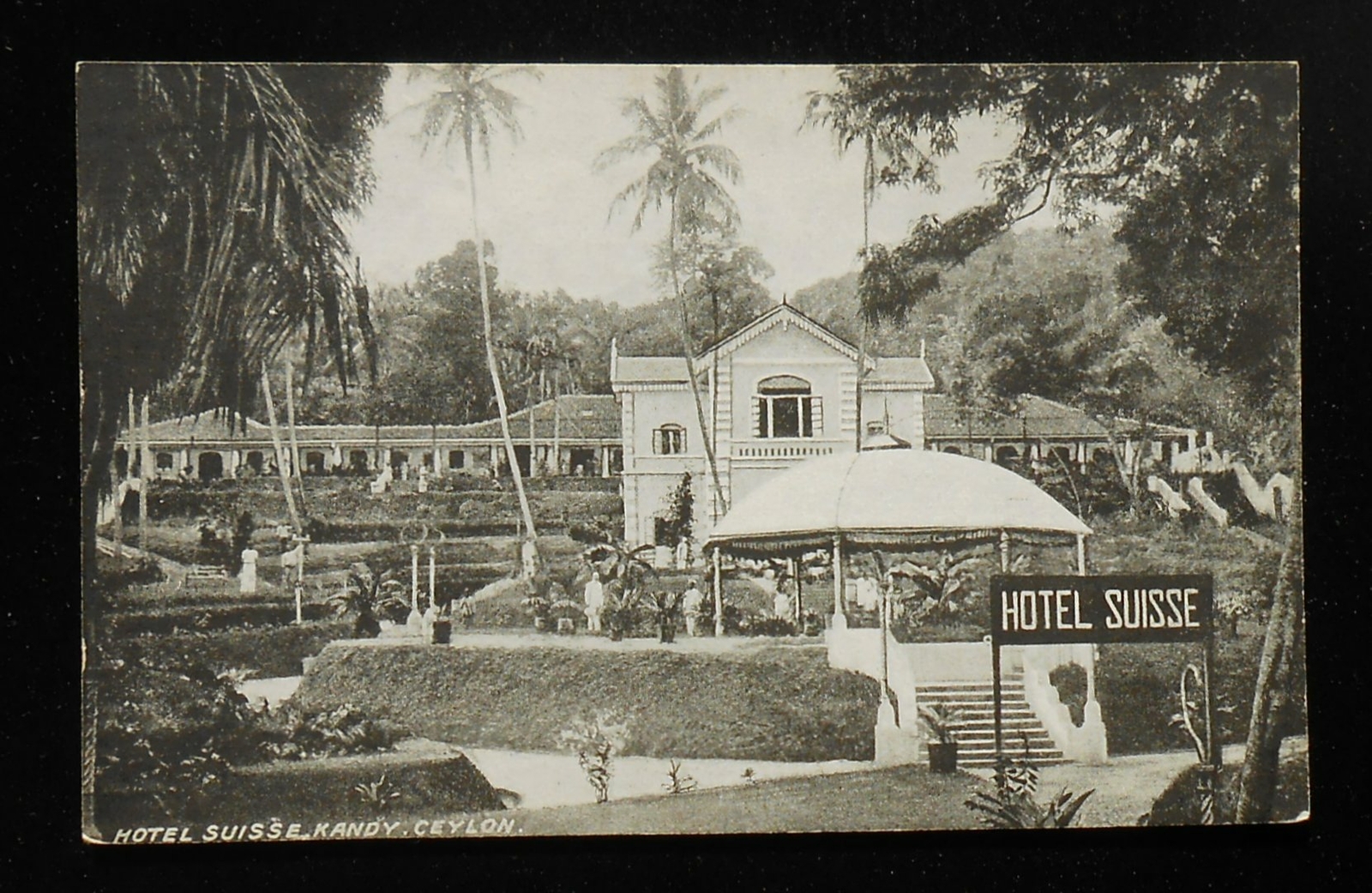 1910s Hotel Suisse Sri Lanka Kandy Ceylon Postcard | eBay