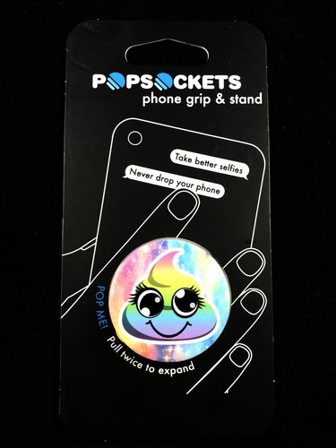 Authentic Popsockets Phone Holder Neon Poop Emoji PopSocket Pop Socket ...