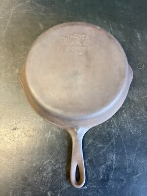 VINTAGE ORIGINAL # 8 WAGNER WARE 1058 I CAST IRON COOKING SKILLET ...