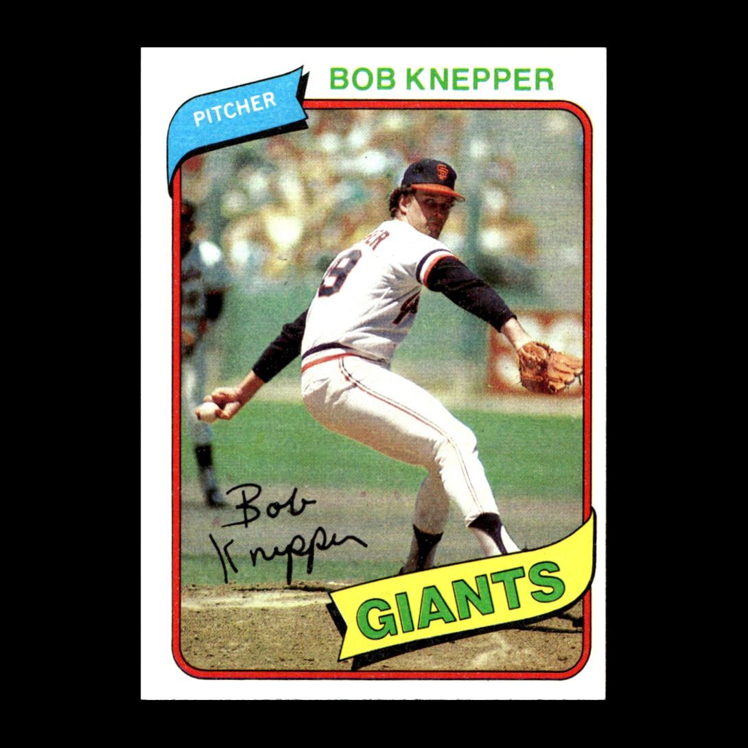 Bob Knepper 1980 Topps San Francisco Giants #111 Set BreakGM 18 | eBay