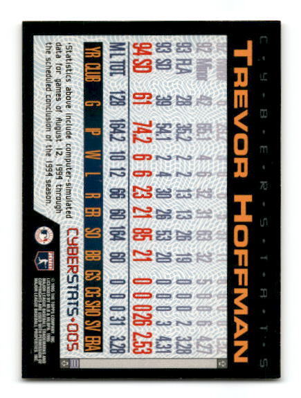 1995 Topps Baseball Cyberstats Inserts - - - Pick A Card - - - Complete ...