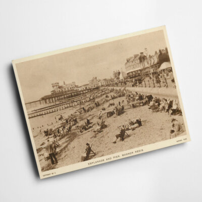 A3 PRINT - Vintage Sussex - Esplanade and Pier, Bognor Regis | eBay UK