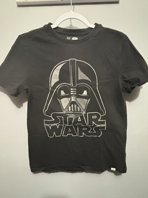 GAP Star Wars Authentic Darth Vader Shirt Childs 2XL T-Shirt Black ...