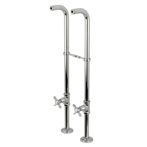 Kingston Brass CC266S.BEX Rigid Freestanding Tub Riser Supply Kit ...