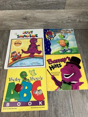 Barney And Friends Hardcover Softcover Book Lot Of 4 Barneys Hats ...