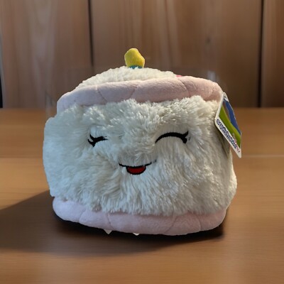 Squishable Mini Birthday Cake Plush Stuffed 7” Retired with candle ...