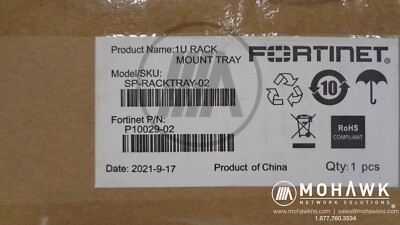 *BRAND NEW* FORTINET 1U RACK MOUNT TRAY P10029-02 SP RACKTRAY-02 SEALED ...