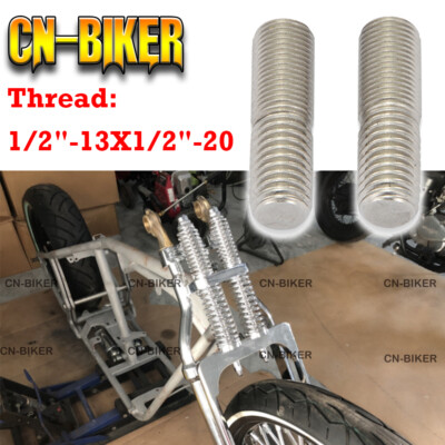 For Harley Chopper Bobber Handlebar Front End Springer Riser Stud ...