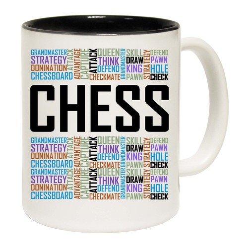 Chess Player Strategy Game Games Novelty Funny Coffee Cup Mugs Mug GIFT ...