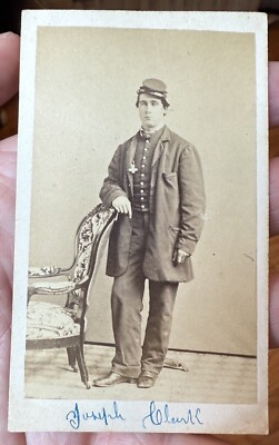 Period ink ID'd Civil War soldier CDV with corps badge, Philadelphia ...