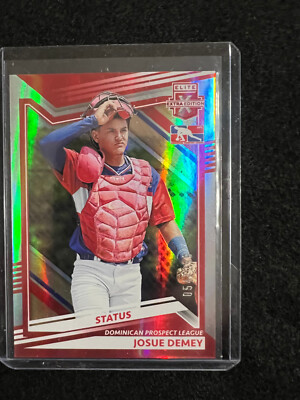 2022 E.E.E. Rookie Status Red 54/299 Josue Demey #178 Dominican ...