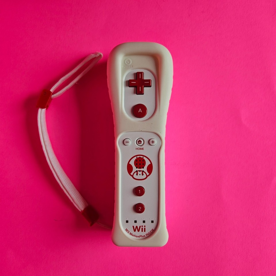 Official Wii Remote Nintendo MARIO Motion Plus LIMITED 👾 Wii U OEM ...