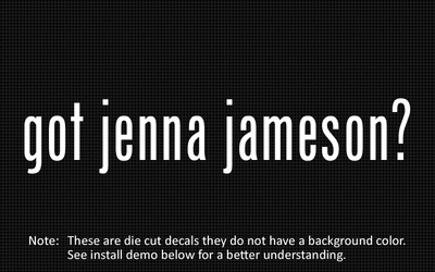 (2x) got jenna jameson? Sticker Die Cut Decal vinyl | eBay
