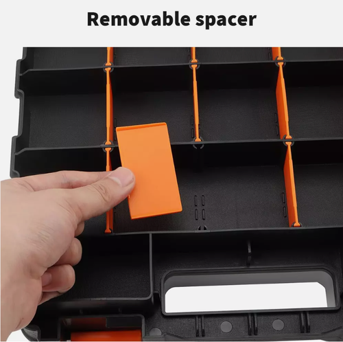 34 Compartment Storage Organiser Box Screws Nuts Storage Carry Case Box ...