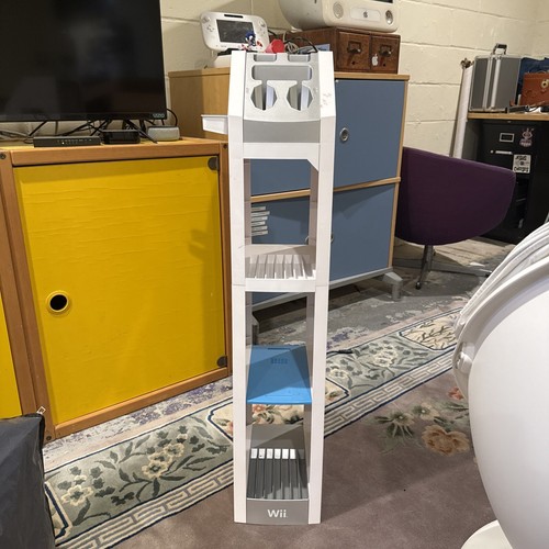 Slambrands Nintendo Wii / U Storage Tower Rack Stand Game Console GAME ...