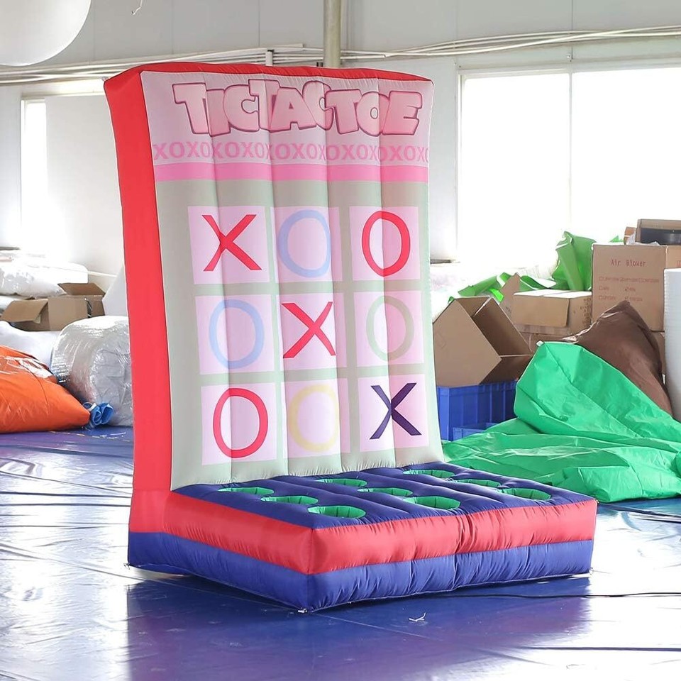 4 in 1 Inflatable Carnival Game for Birthday Partis Lawn Games School ...