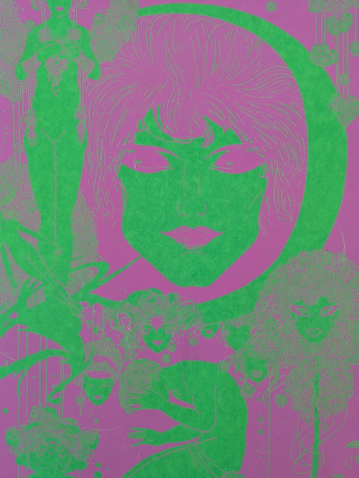 3 Black Light Posters # 3, 4 & 11 RARE Hambly Studios Psychedelic 1960 ...