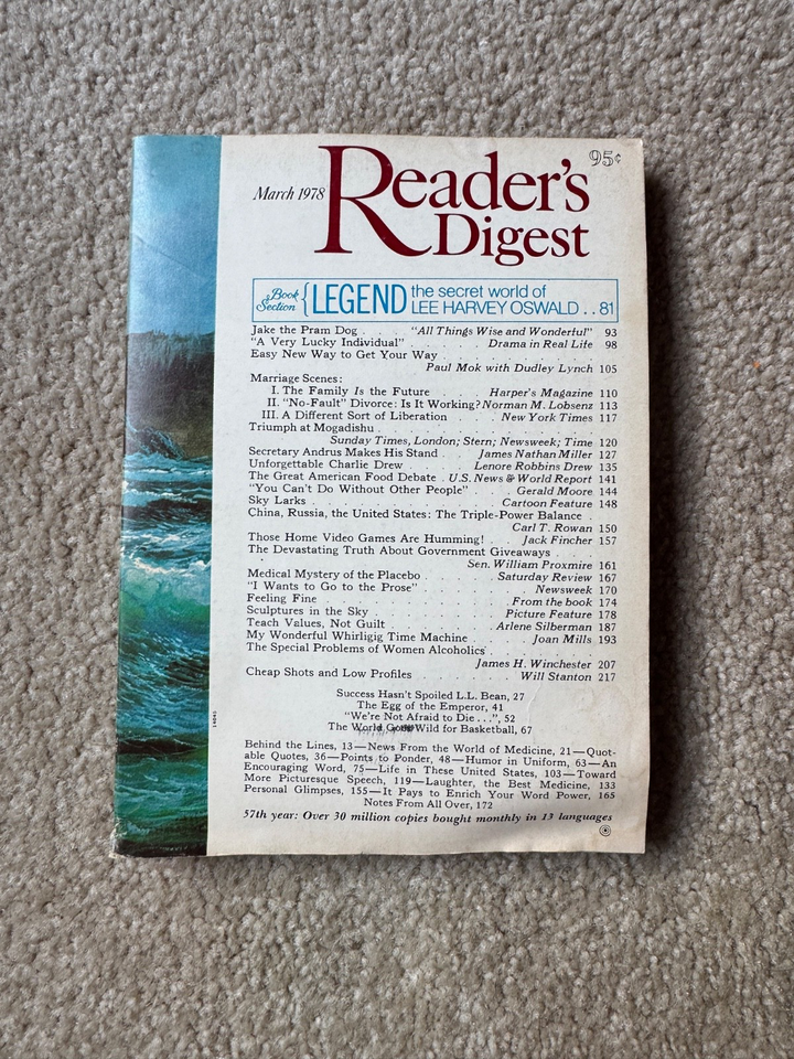 Vintage Readers Digest Paperback Magazines (1978-1979) Pick Your Own | eBay