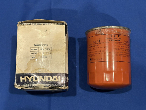 31e9-0126 31E90126 Xjdh-01242 Hydraulic Filter Hyundai for sale online ...