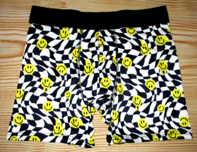 MENS BROOKLYN CLOTH SMILEY FACE ACTIVE FLEX BOXER BRIEF SIZE XL (40/42 ...
