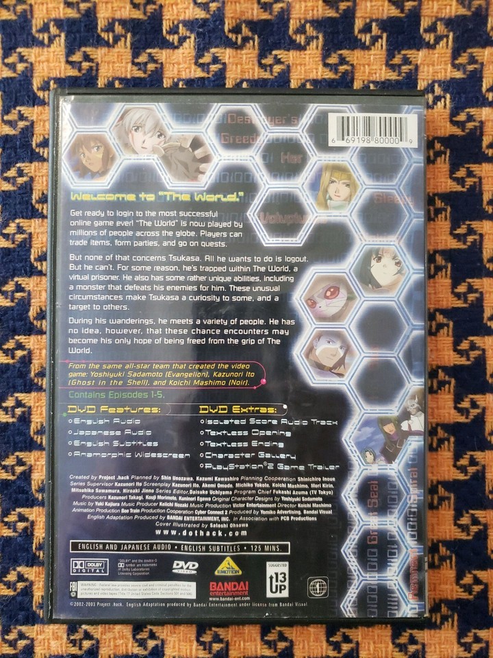 .hack//SIGN Ver. 01: Login DVD 2004 Dot Hack 669198800009| eBay
