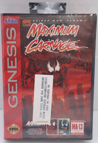 Buy Maximum Carnage (Sega Genesis, 1994) online | eBay