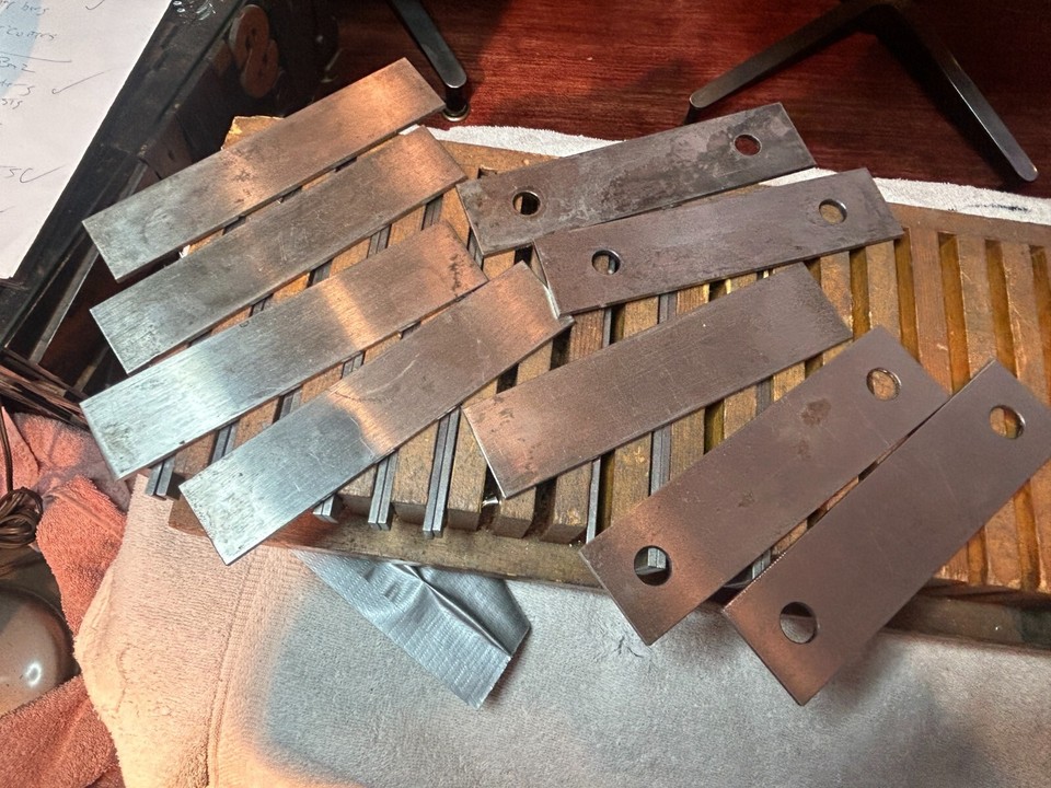 MACHINIST HmG LATHE MILL Set of Parallel Blocks in Holder | eBay