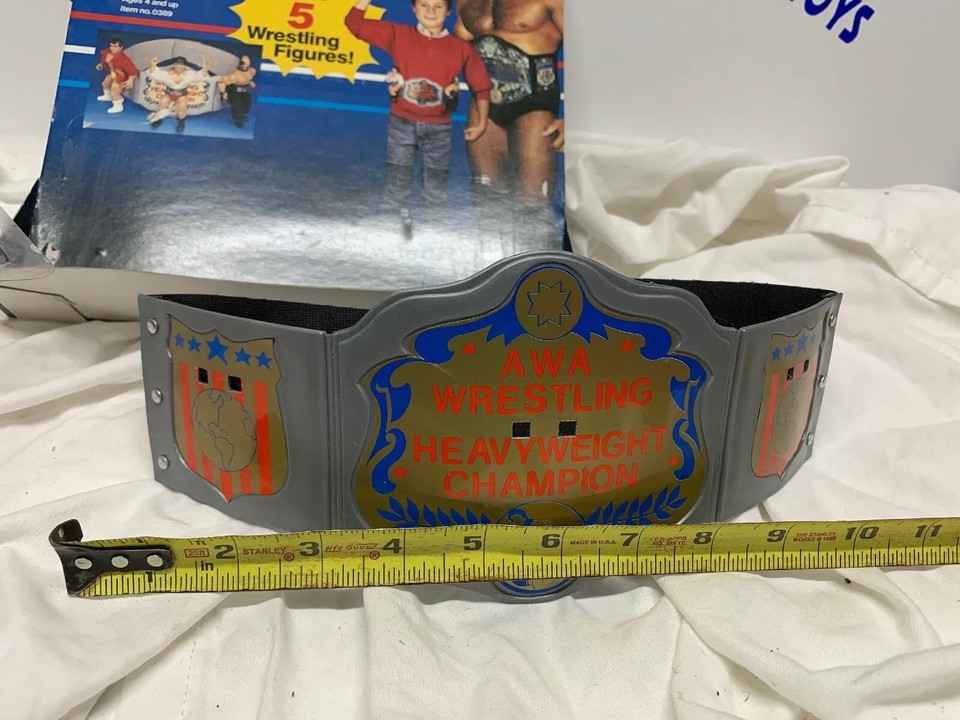 Vintage 1985 Rick Martel AWA Remco Toy Championship Belt—SCARCE— Unused ...