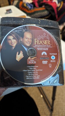 Frasier: Season 3 Disc 4 DVD (Replacement Disc+Sleeve ONLY) | eBay