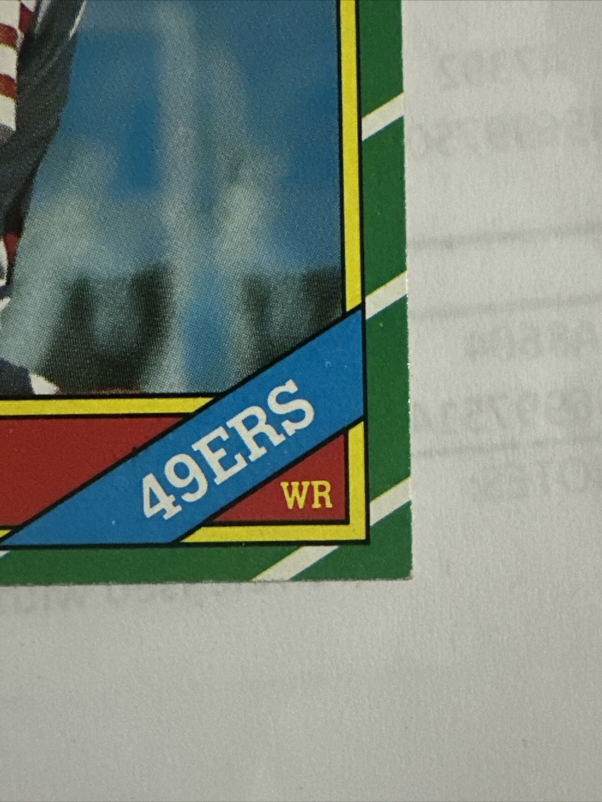 Vtg 1986 Topps #161 JERRY RICE RC SF 49ers Raiders Miss Valley WR NFL ...