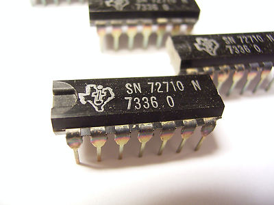 NOS SN72710N SN 72710 N Texas Instruments 710 DIP14 from 1973 LM710 ...