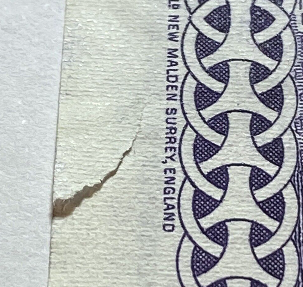 Isle of Man One pound sequential Banknotes £1 note Signed Dawson AUNC ...