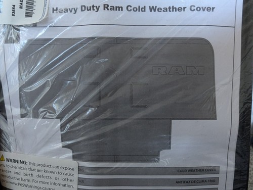 FACTORY MOPAR RAM TRUCKS HEAVY DUTY COLD WEATHER GRILLE COVER ...