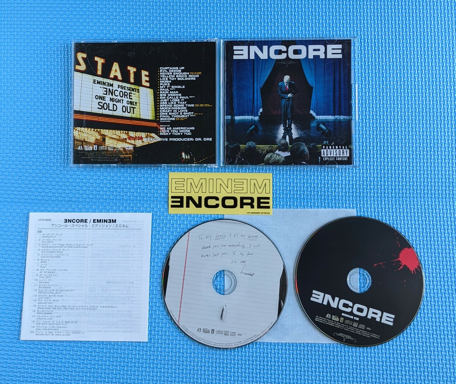 Eminem Encore Bonus Cd