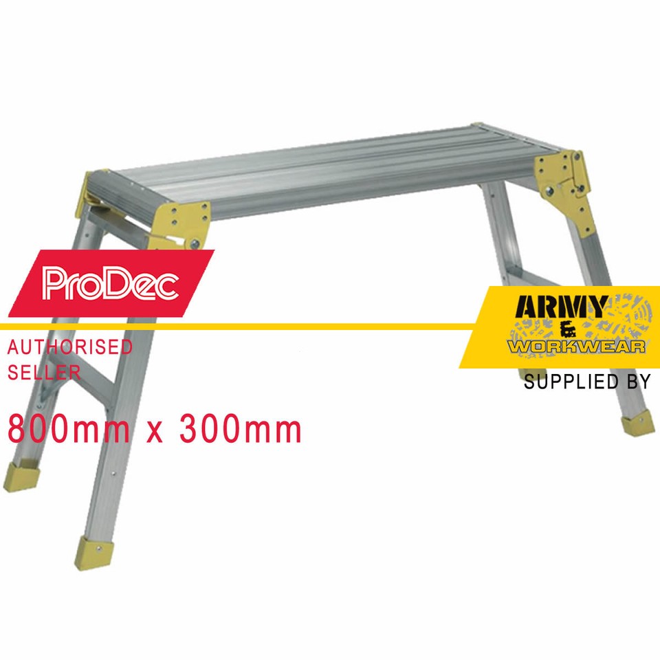 ProDec Aluminium Work Platform Step Up Workstand Hop Stand Stage Bench ...