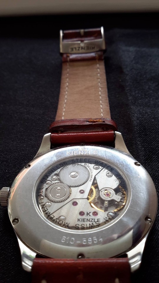 KIENZLE SWISS OPEN BACK WATCH FOR MEN | eBay