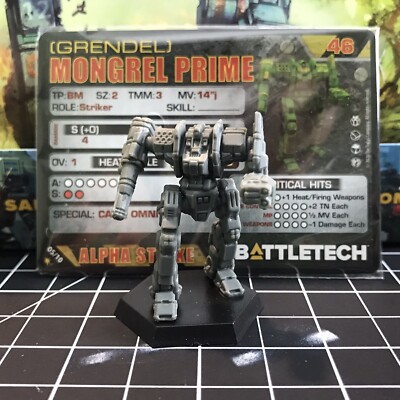 Battletech CGL Grendel/Mongrel Prime | eBay