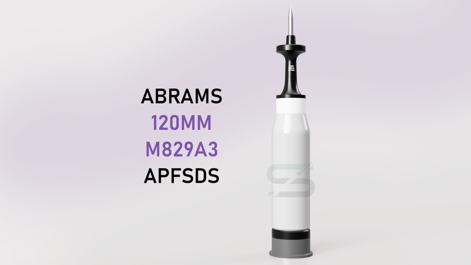3d printed Abrams APFSDS Ammunition M829, M829A1, M829A2,M829A3 Replica ...