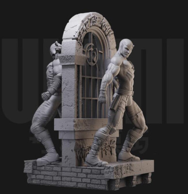 Kratos God of War 3D Print GK Figure Model Kit Unassemble Unpainted GK ...