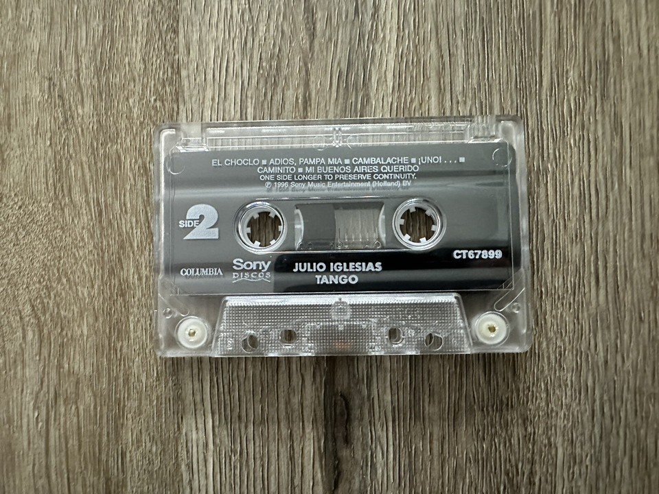 Vintage Julio Iglesias Tango Spanish Cassette Tape | eBay