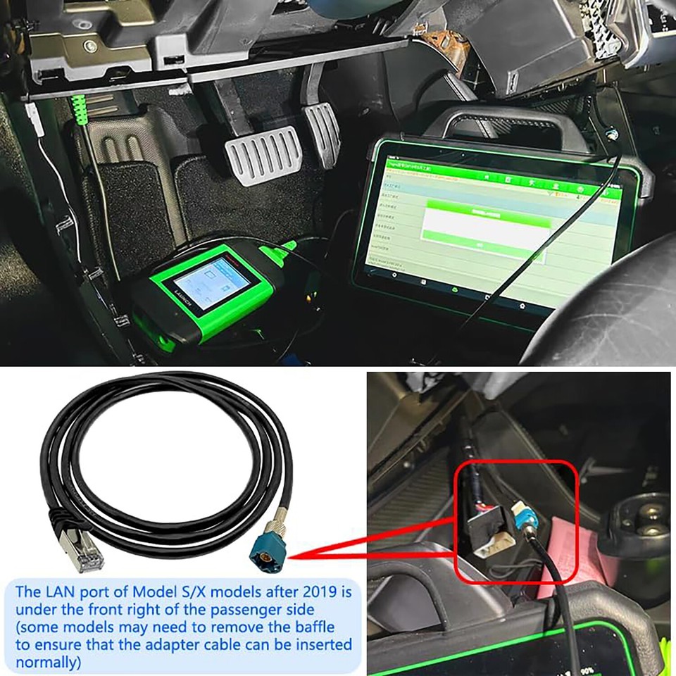 Diagnostic Service Cable Toolbox 3 for Tesla Model S 3 X Y 113765800C ...