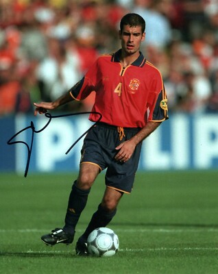 Spain Pep Guardiola Autographed Signed 8x10 Photo COA #7 | eBay