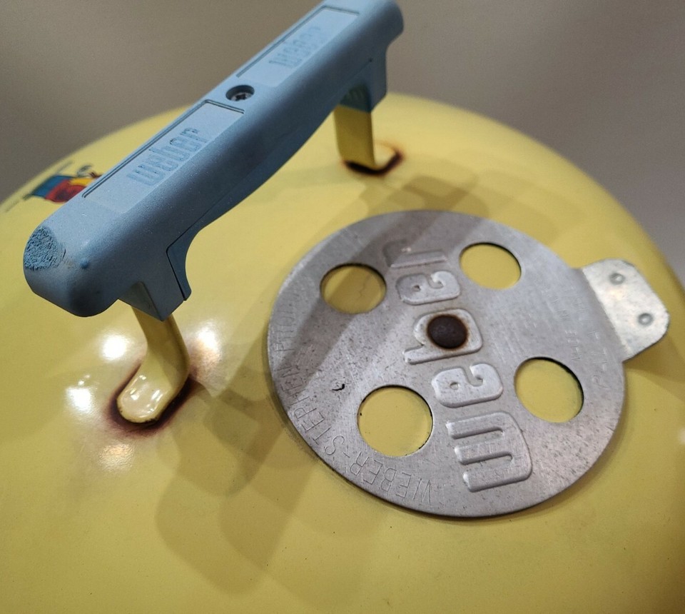 Vintage The Simpsons 10th Anniversary Weber BBQ Grill Barbecue 2000 ...